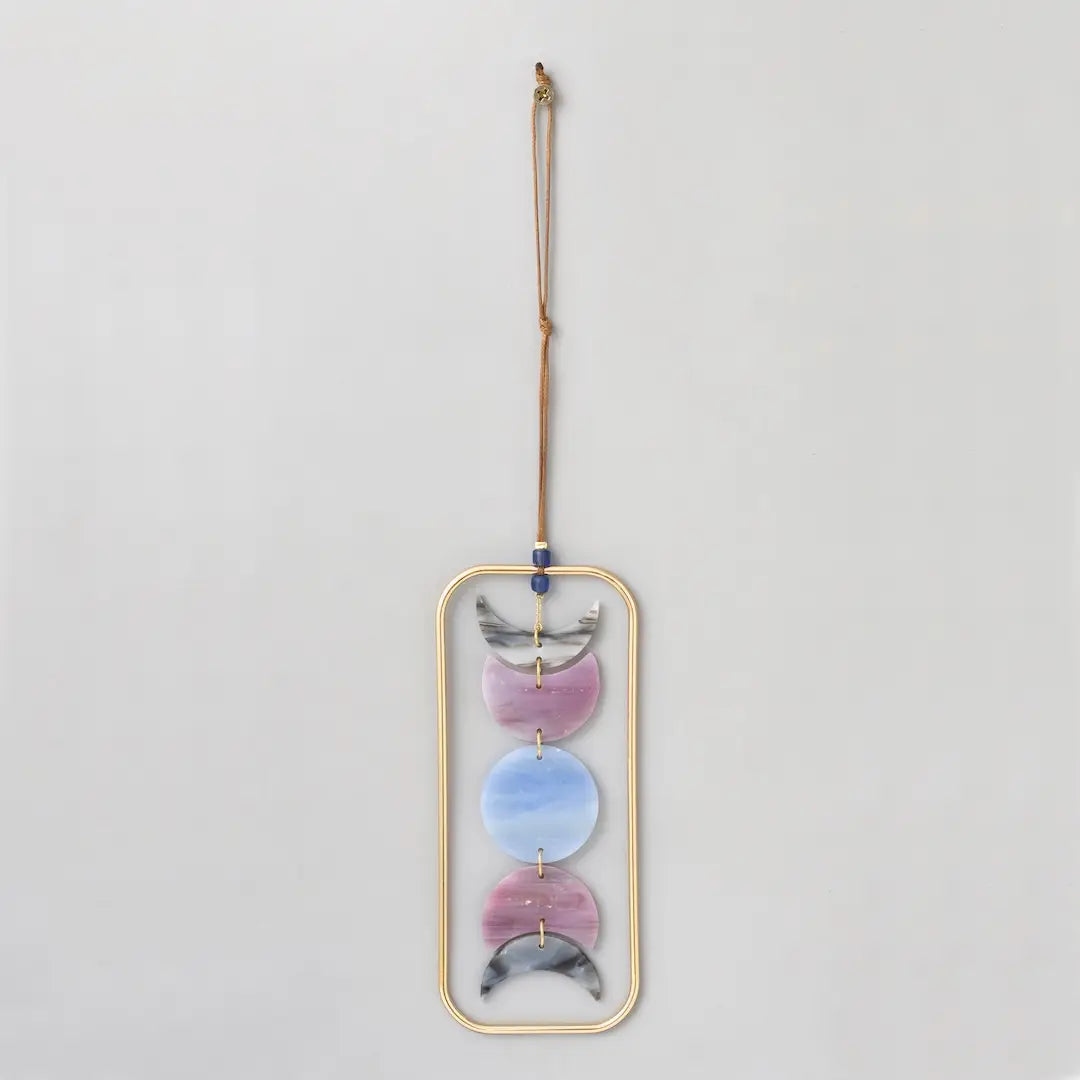 Stained Glass Light Catcher - Moon Phase — LOCAL FIXTURE