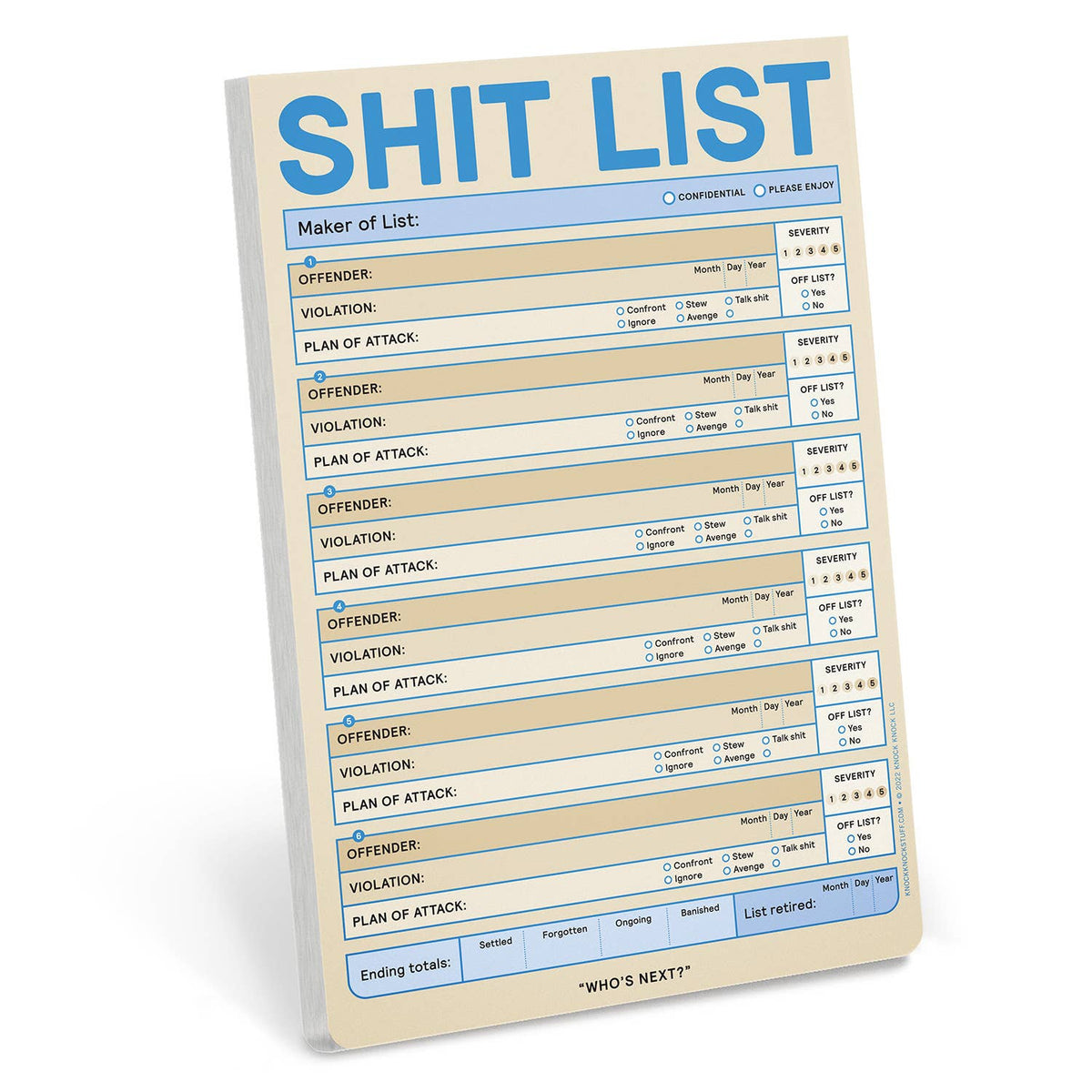 Shit List Pad (Pastel Version) — LOCAL FIXTURE